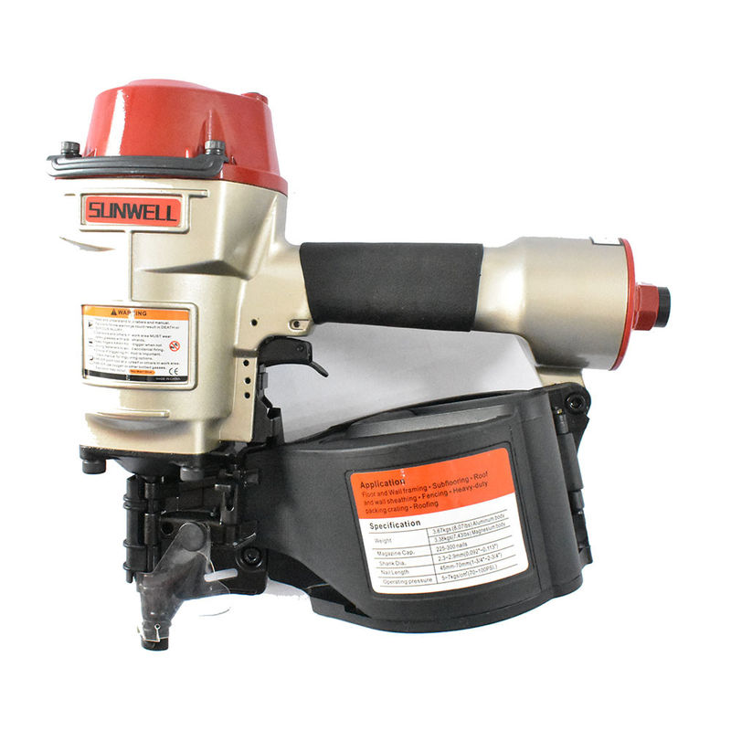 Air Pallet Coil Nail Gun Cn70 70 120psi Operating 8mm Nails Space Iso Certificated