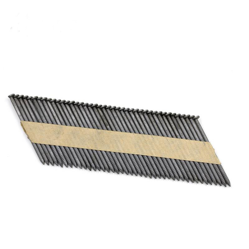 28 / 34 Degree 2.8*88mm Paper Collated Strip Nails For Decoration ...
