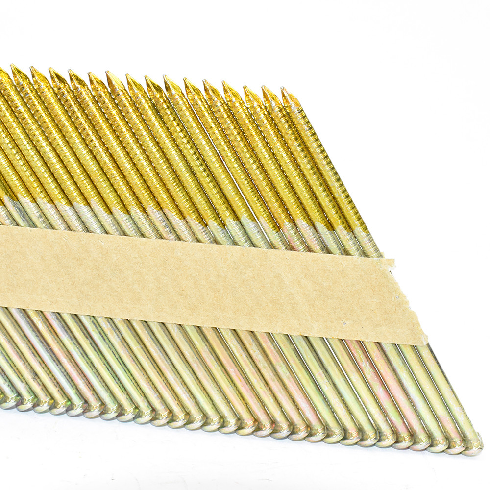28/34 Degree 2.87*83mm bright Smooth / Screw / Ring Shank Paper Strip Nails