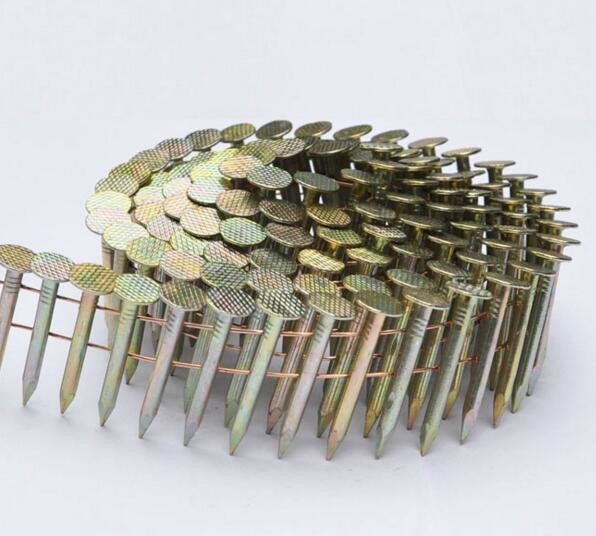 7/8" X 120" Electrical Galvanized Coil Roofing Nails With Round Head